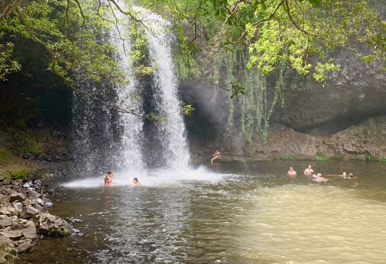 Byron Bay waterfalls - Killen Falls - public swimming waterfall | info ...