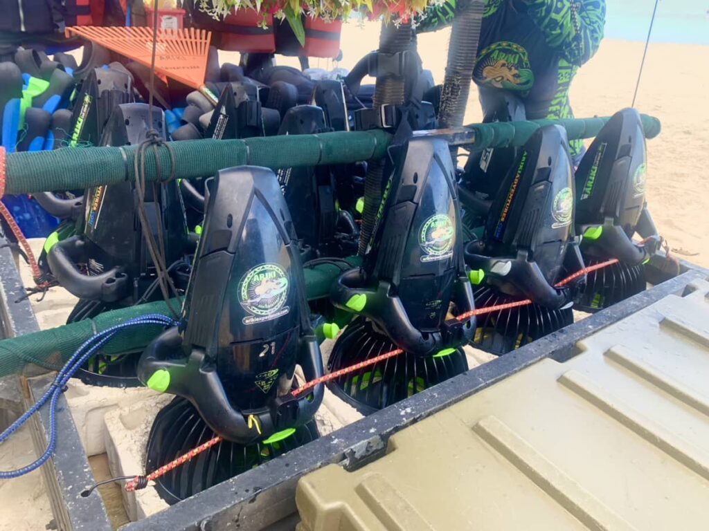 Ariki Adventures Sea Scooter Turtle Safari review - Rarotonga ...